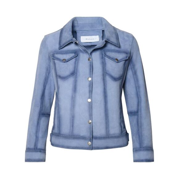 BULLY | Jackets & Coats | Bully Light Blue Leather Jacket | Poshmark